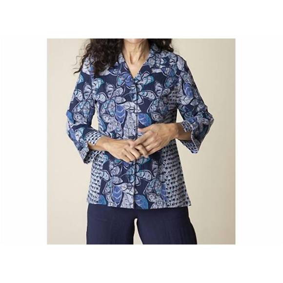 Habitat | Tops | New Habitat Rustling Leaves Princess Seamed Shirt In ...